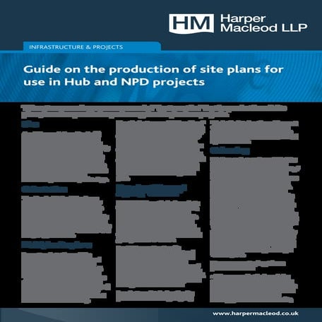 Harper Macleod LLP Guide on the production of site plans for use in Hub ...