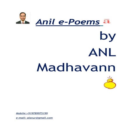 E-Poems-Anil-e-Poems-1st cut-2-9-2016 | PDF