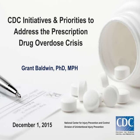 CDC Initiatives & Priorities to Address the Prescription Drug Overdose ...