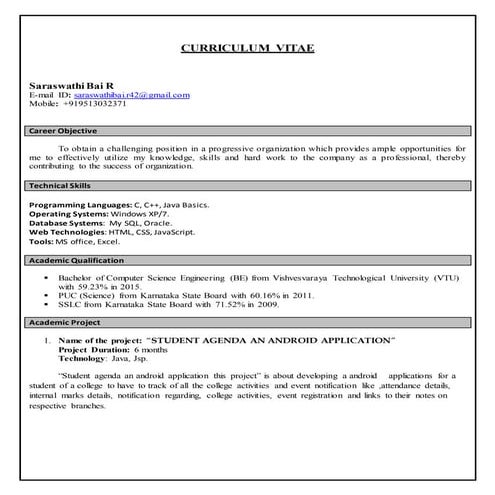 Saru Resume | DOCX | Programming Languages | Computing