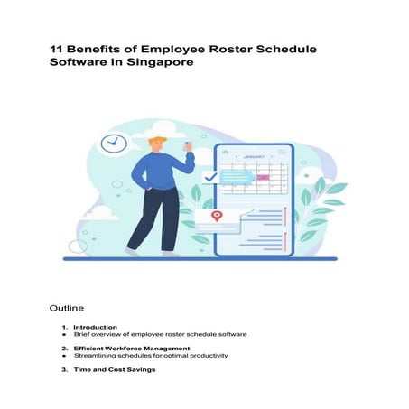 11 Benefits of Employee Roster Schedule Software in Singapore | PDF