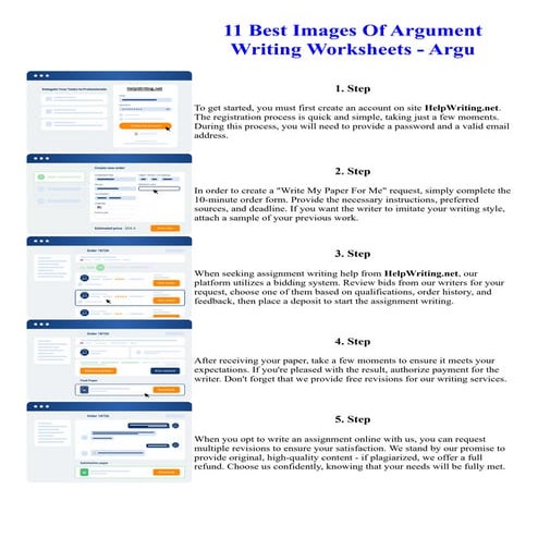 11 Best Images Of Argument Writing Worksheets - Argu | PDF