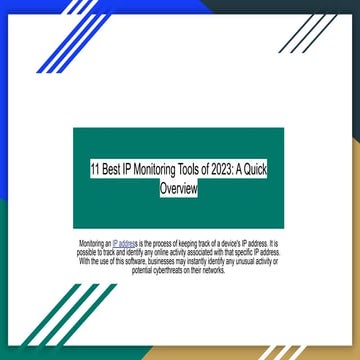 11 Best IP Monitoring Tools of 2023_ A Quick Overview.pdf