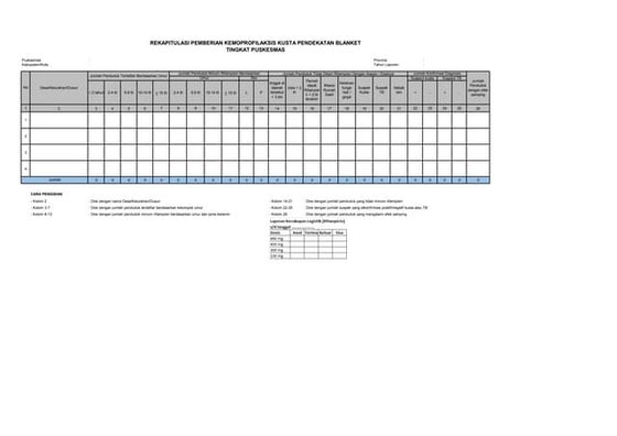 11a. form 11a kemoprofilaksis pendekatan kontak (lampiran pencatatan ...