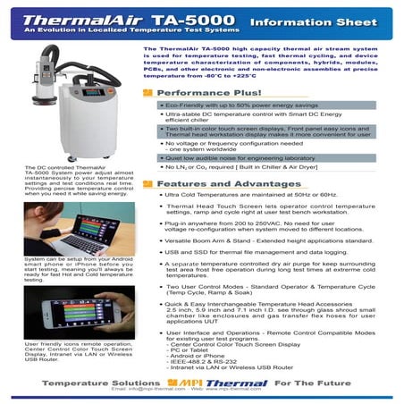 Info sheet_TA5000 | PDF