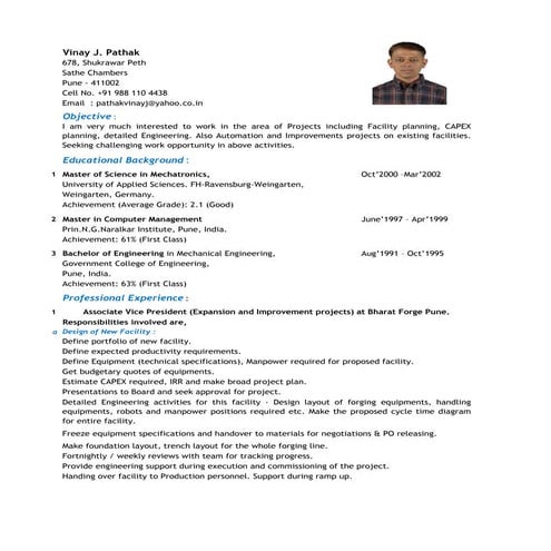 Vinay CV | PDF