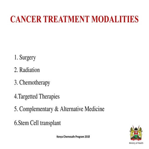STANDARD CANCER TREATMENT MODALITIES.pptx