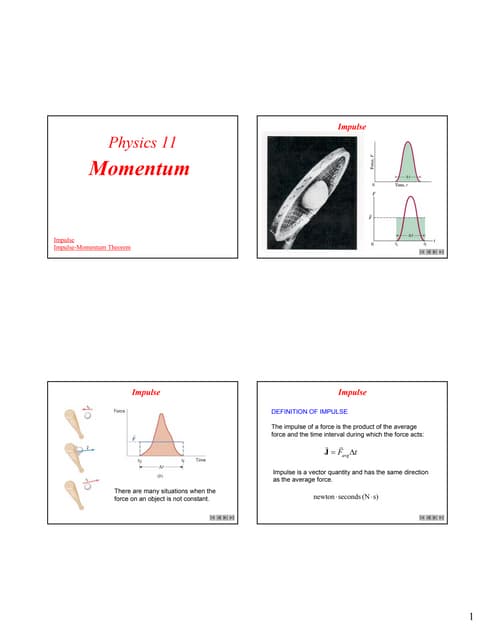 Impulse and momentum(physics) | PPT | Physics | Science