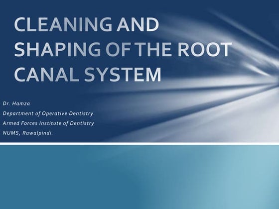 How to use pro taper endodontic files | DOCX