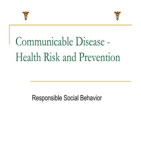 11 Communicable Disease -Health Risk and Prevention.ppt