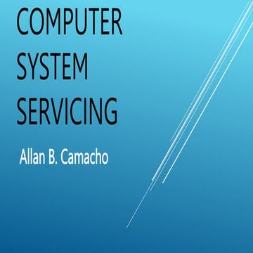 11Computer System SERVICING.pptx | Computer Peripherals | Computing