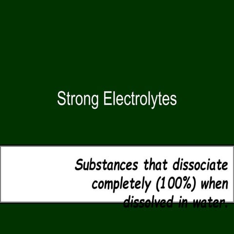 11C Strong Electrolytes11C Strong Electrolytes.ppt11C Strong ...