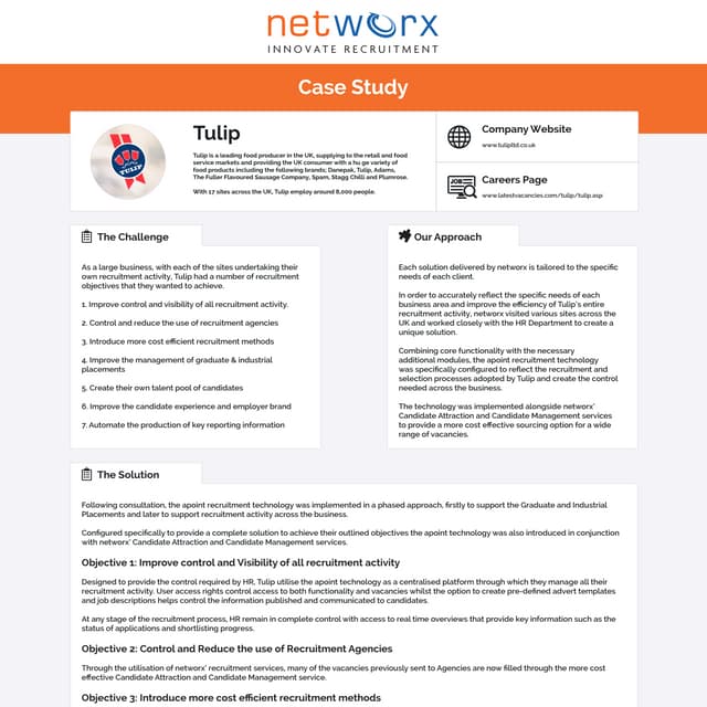 Tulip Ltd - Case Study | PDF