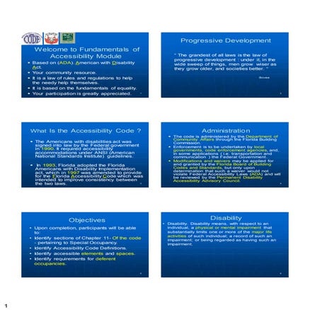 4 Accessibility Laws governing Architectural Building | PDF