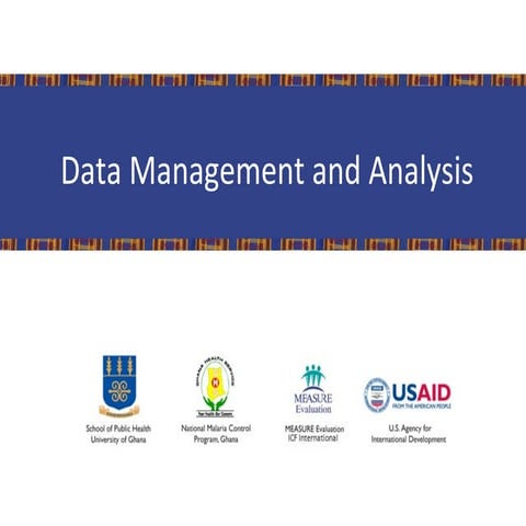 data management and analysis | PPT