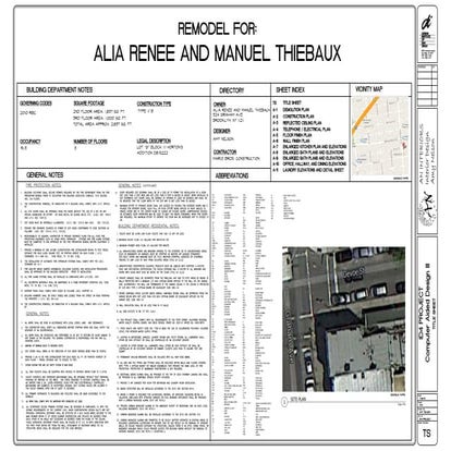 Rowhouse Residential Construction Documents | PPT