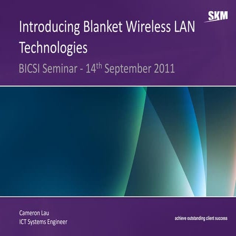 BICSI Wireless Presentation | PDF