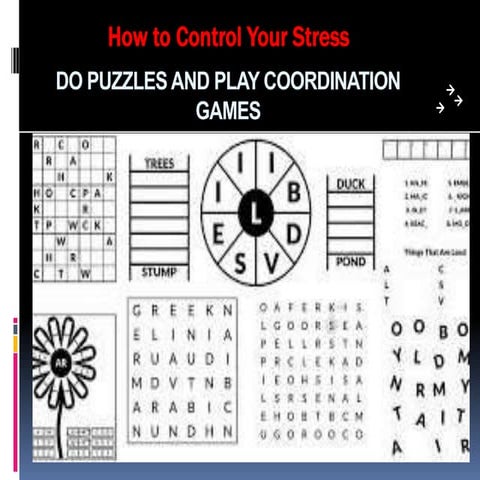 Do puzzles and play coordination games to empower your mind | PPT