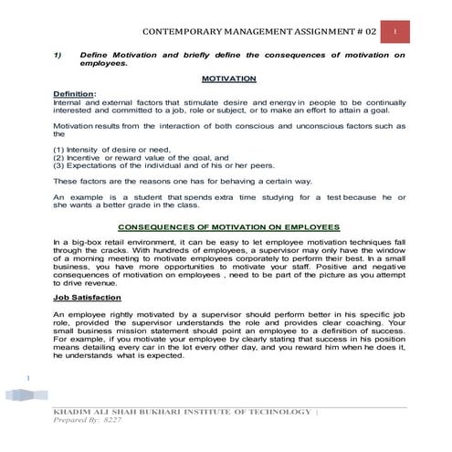 C. Management # 02 | DOCX | Business Administration | Business