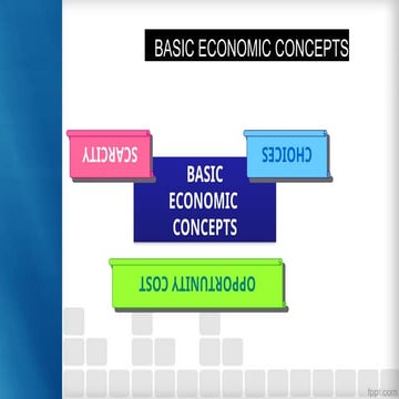 11 Economics week 2_Basic concepts of Economics | PPT