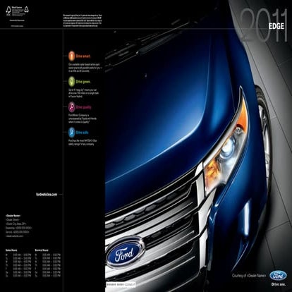 2011 Ford Edge; Waldorf, MD | PDF