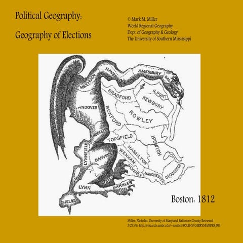 GHY341 Unit 3 Geography of elections | PPTX