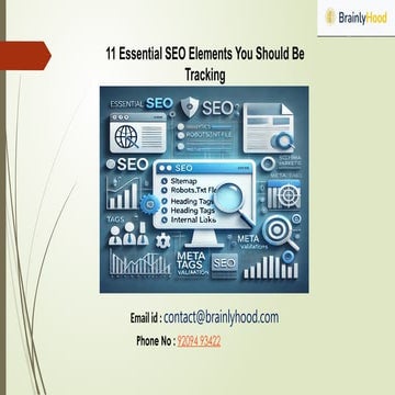 11 Essential SEO Elements You Should Be Tracking.pptx
