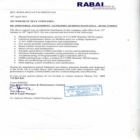 rabai letter399 | PDF