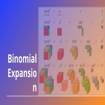 Binomial Theorem -Binomial expansion using Pascal's triangle and ...