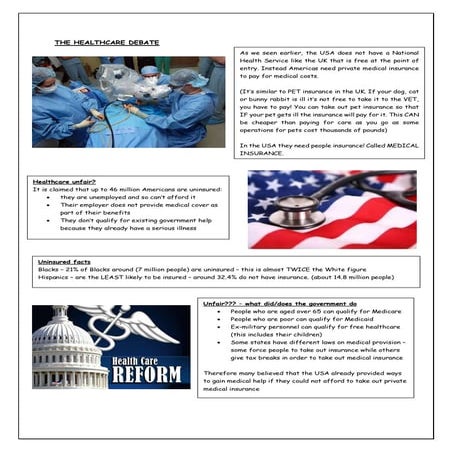 11 healthcare debate | PDF