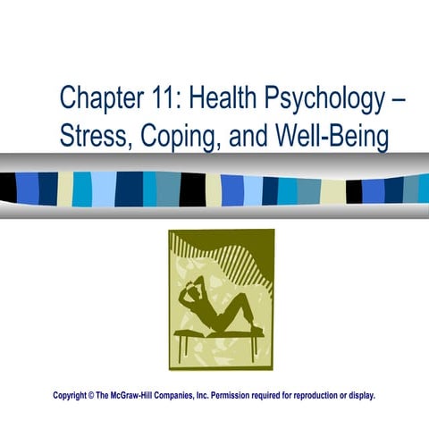 ASAS PSIKOLOGI health psychology stress, coping, and well-being | PPT