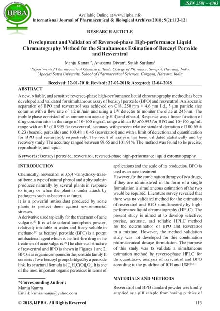 Method development and validation | PPTX