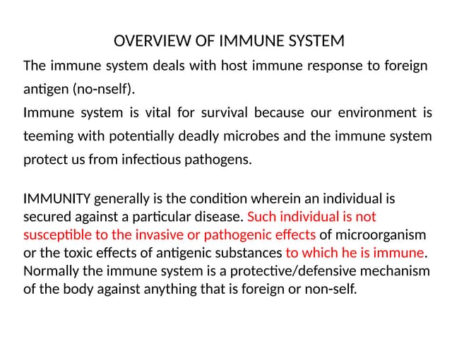 Introduction to Immunology | PPT