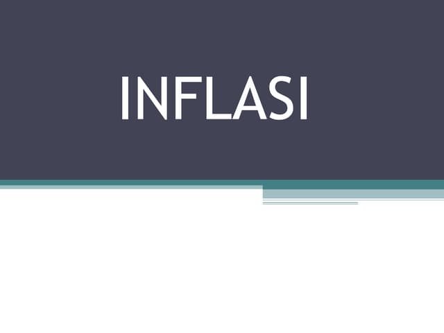 PowerPoint Inflasi di Indonesia | PPTX