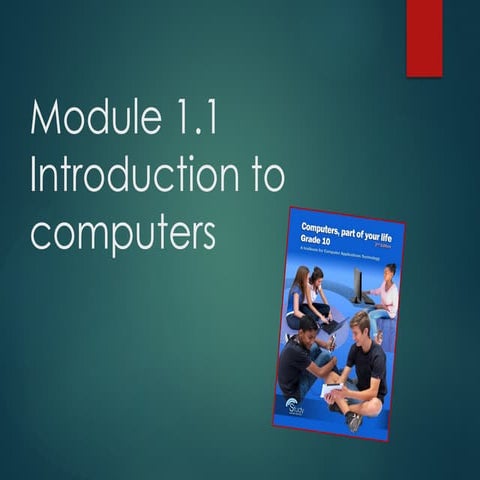1_1 An Introduction to Computers_G10.pptx | Operating Systems | Computer Software and Applications