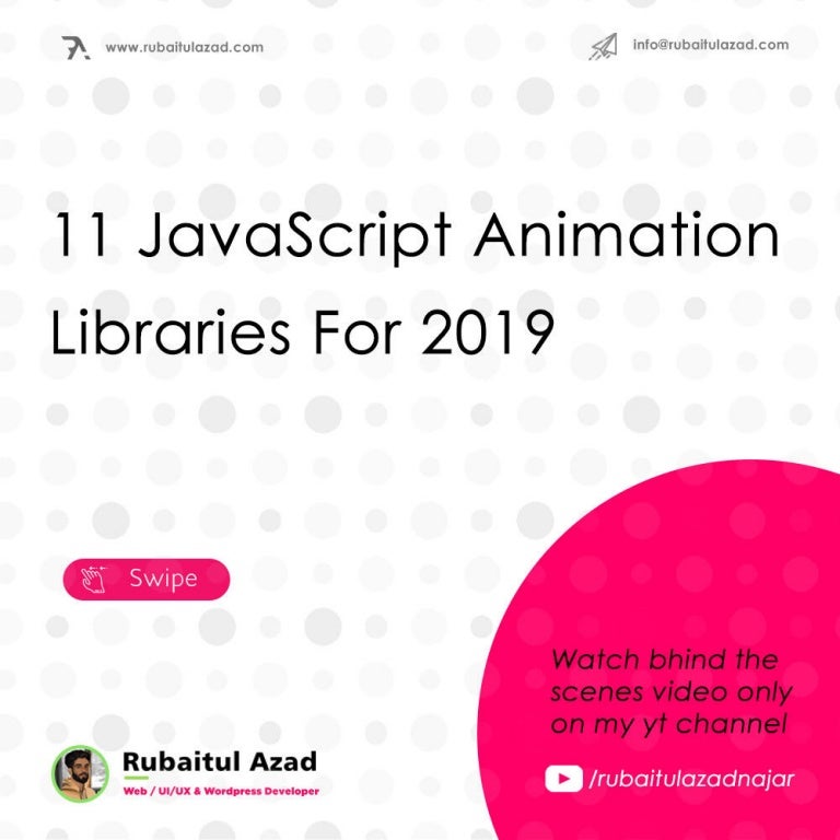 11 Java Script Animation Libraries For 2019 11 Java Script Animation Libraries For 2019