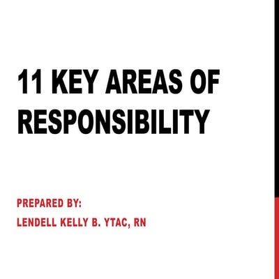 11 key areas of responsibility | PPT