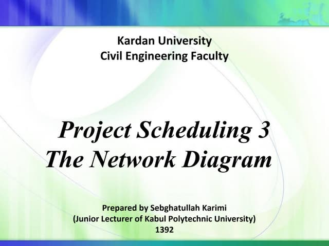 11 lecture project scheduling 3 | PPT | Free Download 11 lecture project scheduling 3 | PPT | Free Download