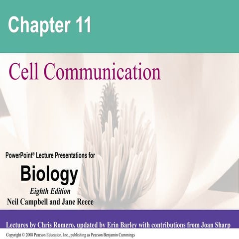 Cell communication power-point presentation | PPT