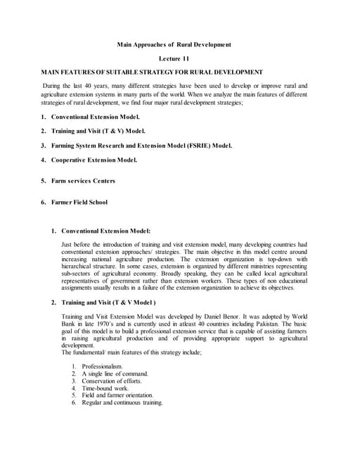 Training and visit system | PPT