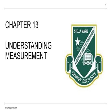 Understanding Measurement Mathematics Year 11 | PPT