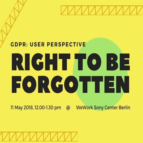 User Perspective: Right to be forgotten | PDF