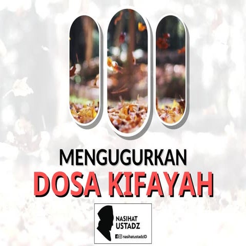 11 Menggugurkan Dosa Kifayah Itu Bagaimana dan apa itu dosa kifayah | PPT