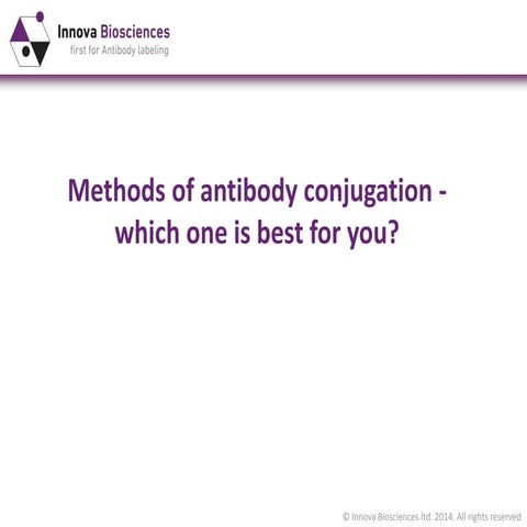 11 methods of antibody conjugation | PDF
