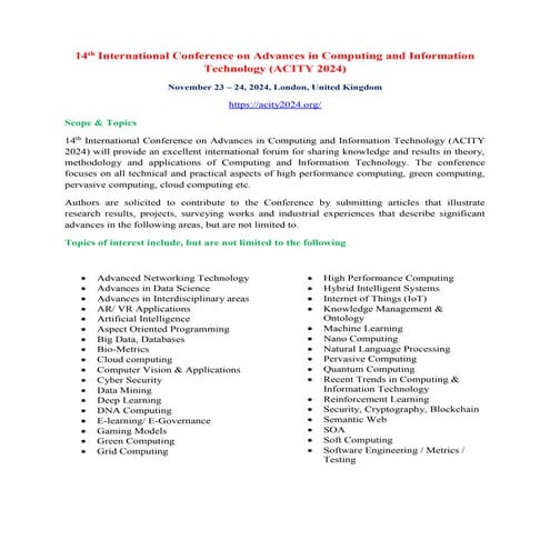 11th International conference on Advanced Computing (ADCOM 2025) | PDF