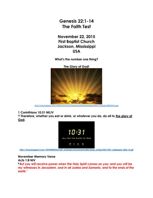 Biblical Worship - Abraham and Isaac.ppt