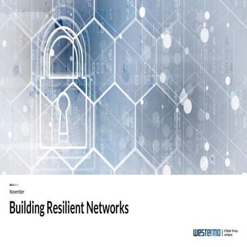 How to build resilient industrial networks | PPT