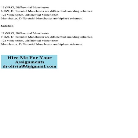 11)NRZI, Differential ManchesterNRZI, Differential Manchester are .pdf