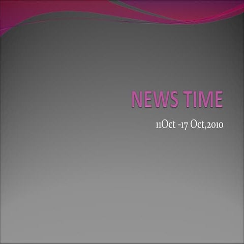 11 oct -17 oct,2010 | PPT