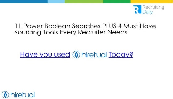 Recruiters Boolean Cheat Sheet | PDF
